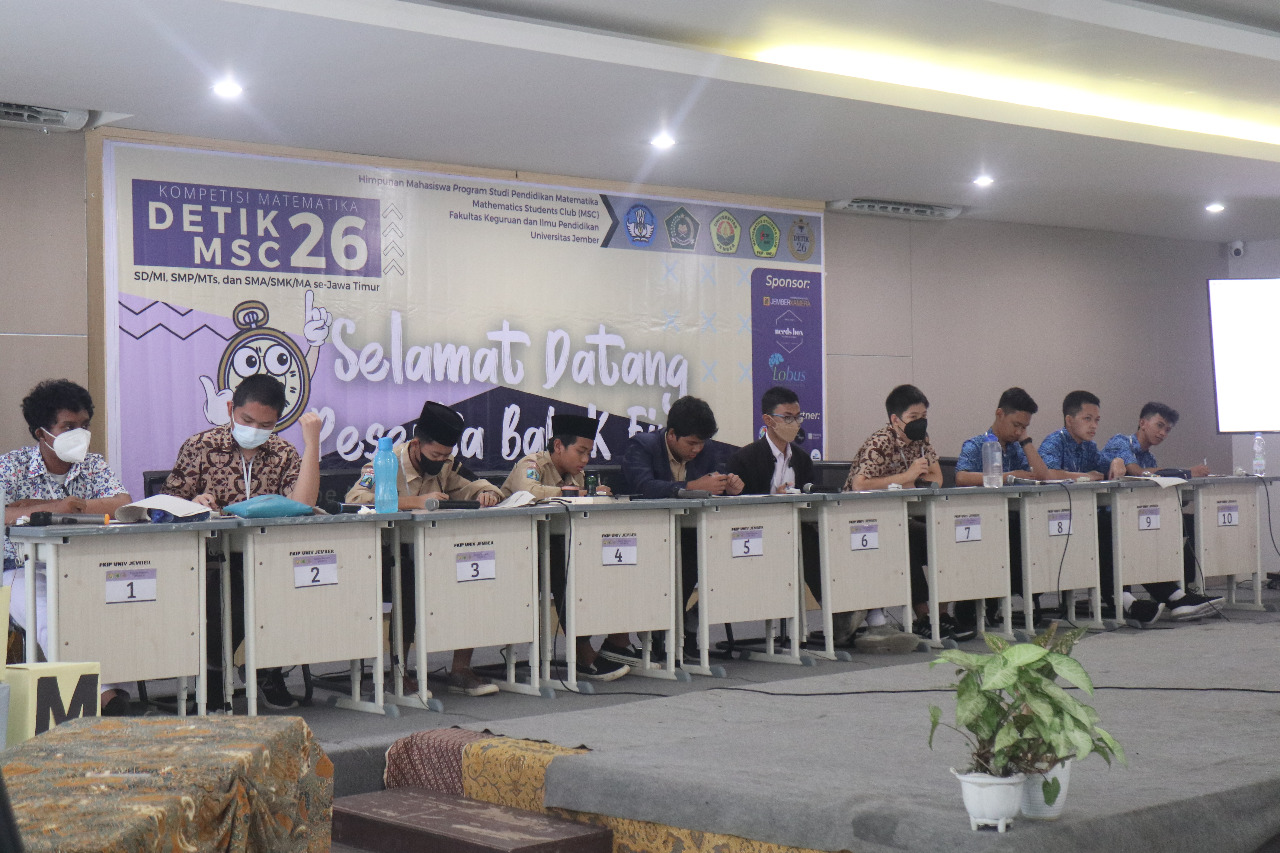 Kisah Unik Para Pemenang Kompetisi Matematika DETIK MSC 26 FKIP Universitas Jember – Universitas ...