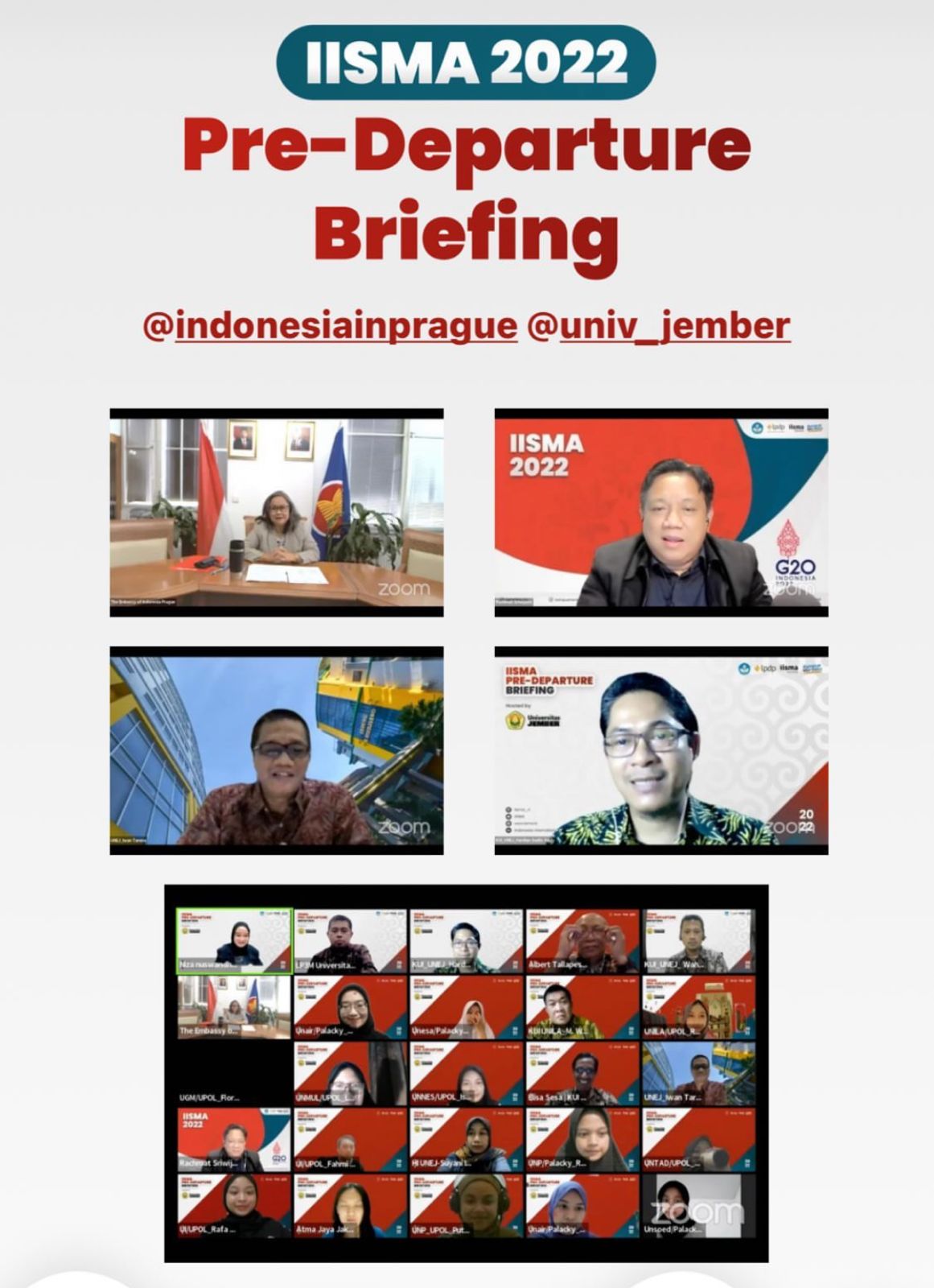 Universitas Jember Menjadi Tuan Rumah Pre-Departure Briefing IISMA ...